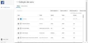 O que é Facebook Sound Collection e Como funciona aqui